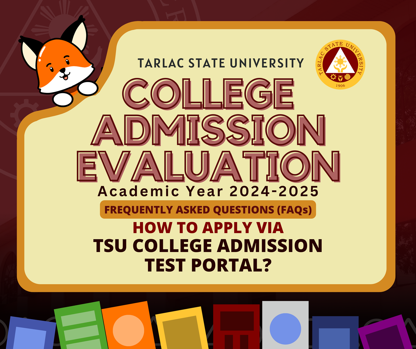 TSU-CAE 2024-2025 ADVISORY NO. 1 - Tarlac State University