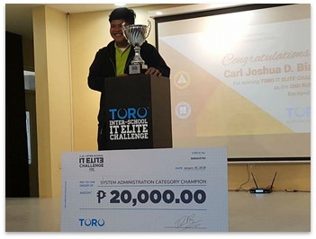 TSU-CCS garnered the 1st place in the Sys-Ad Category of IT Elite ...