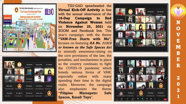 Annual Observance of the 18-Day Campaign to End Violence Against Women ...