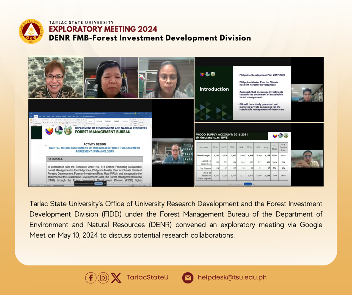 TSU’s research development office taps Central Luzon stakeholders for ...